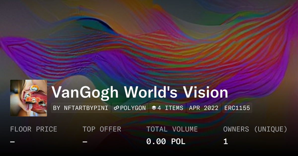 VanGogh World's Vision - Collection | OpenSea
