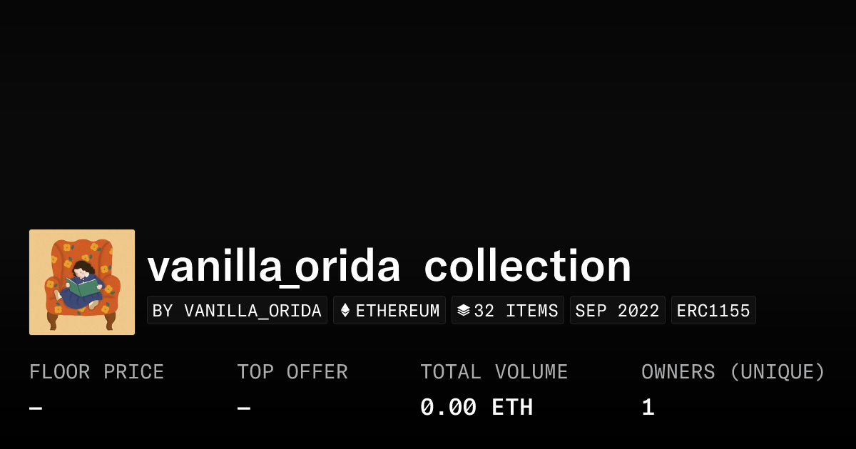 vanilla_orida collection - Collection | OpenSea