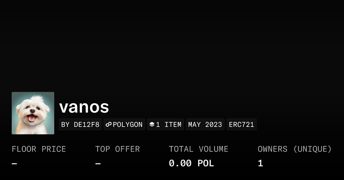 vanos - Collection | OpenSea