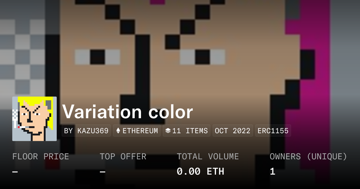 Variation color - Collection | OpenSea