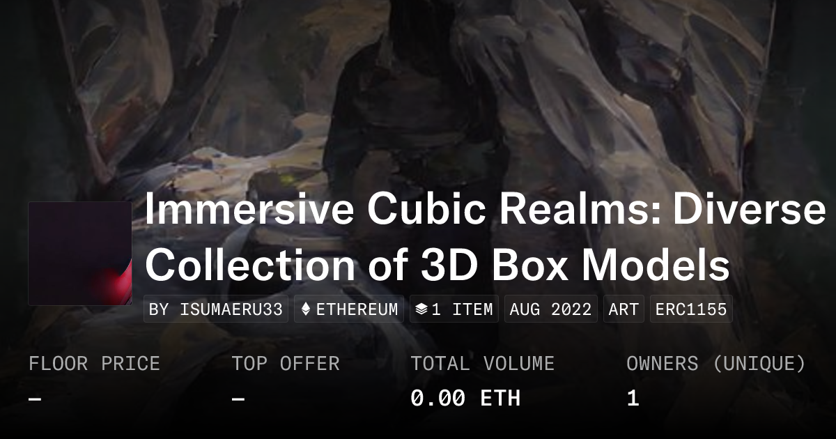 Immersive Cubic Realms: Diverse Collection of 3D Box Models ...