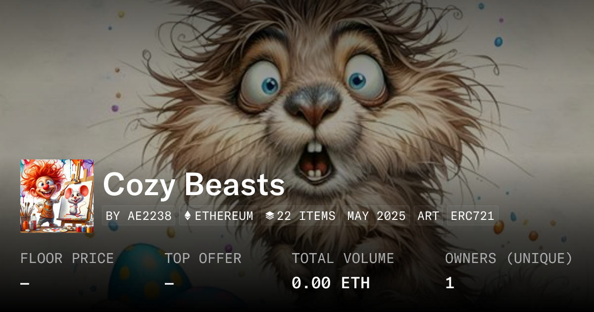 Cozy Beasts - Collection | OpenSea