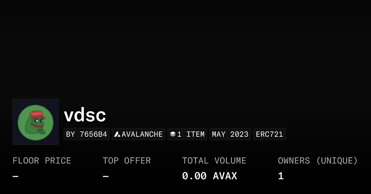 vdsc - Collection | OpenSea