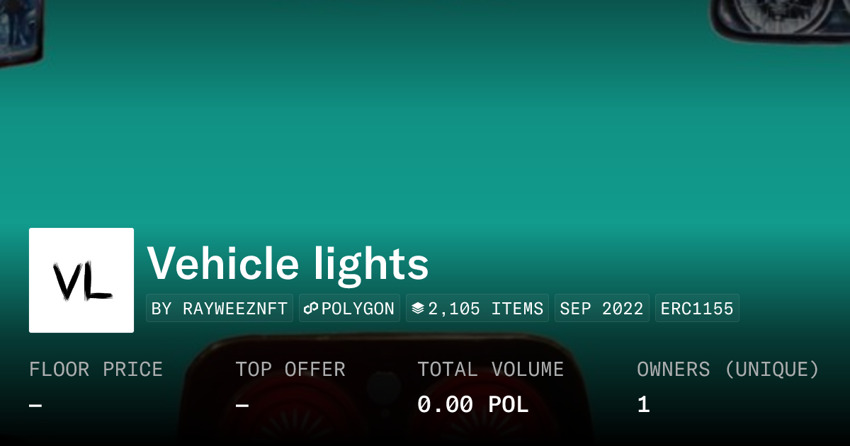 Vehicle lights - Collection | OpenSea