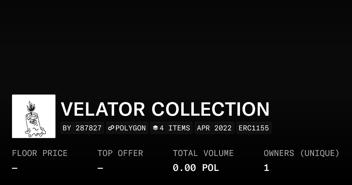 VELATOR COLLECTION - Collection | OpenSea