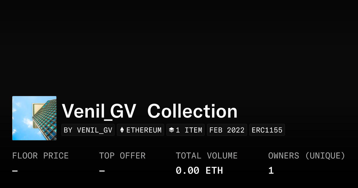 Venil_GV Collection - Collection | OpenSea