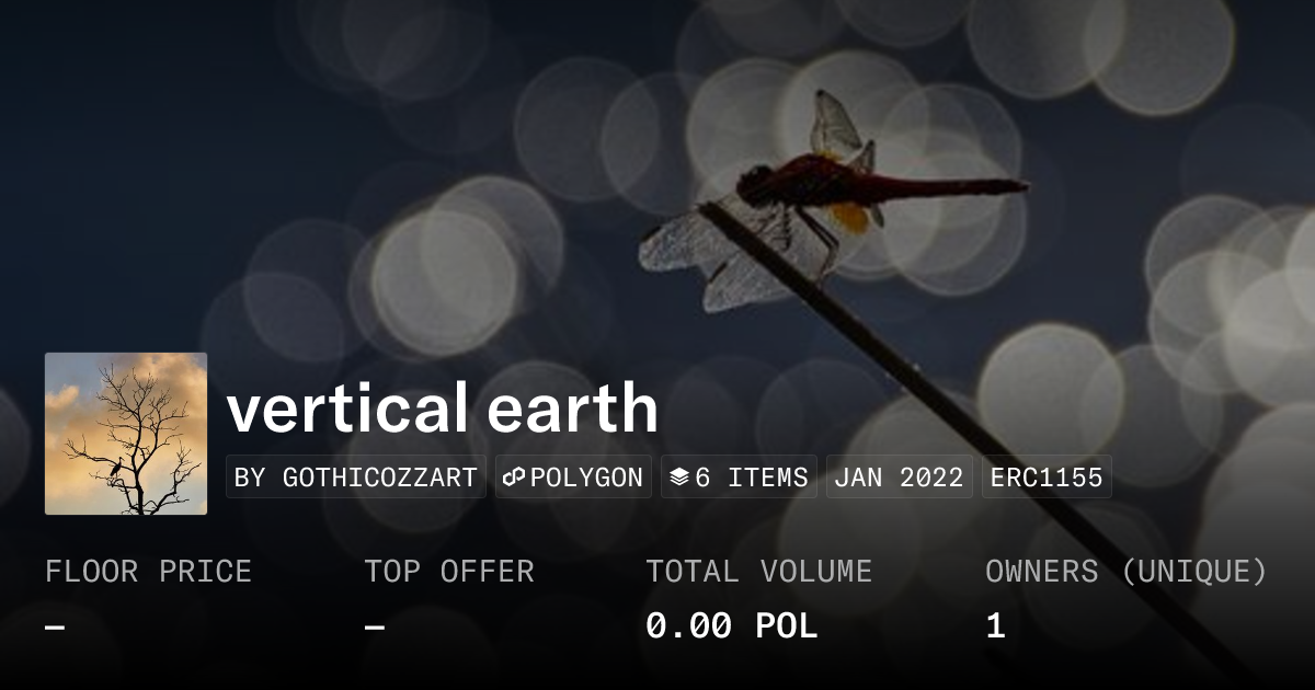 vertical earth - Collection | OpenSea