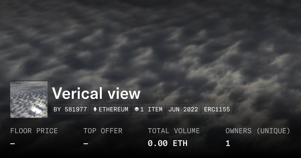 Verical view - Collection | OpenSea