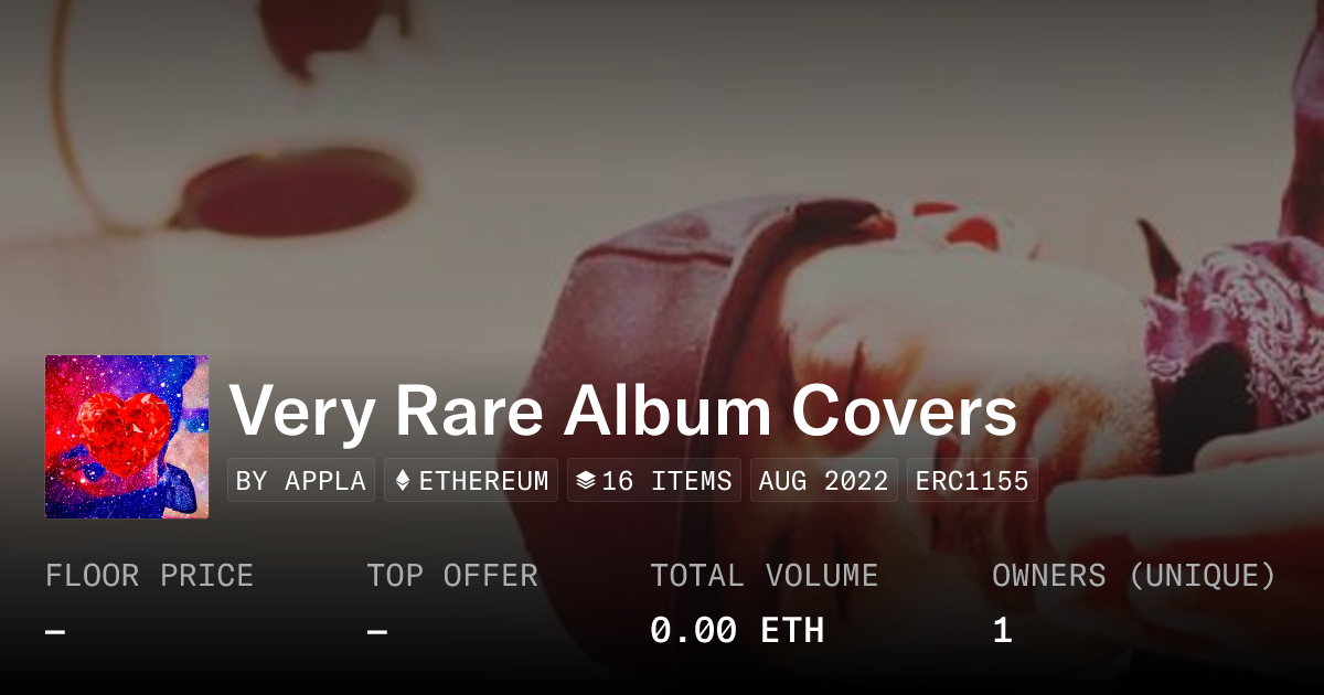 Very Rare Album Covers - Collection | OpenSea