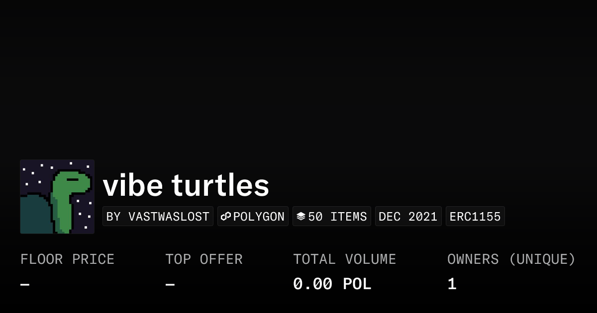 vibe turtles - Collection | OpenSea