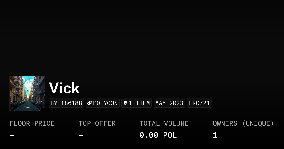 Vick - Collection | OpenSea