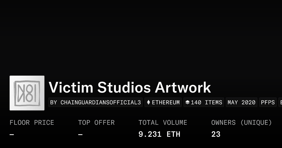 Victim Studios Artwork - Collection | OpenSea
