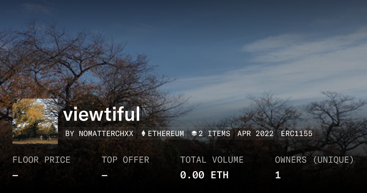 viewtiful - Collection | OpenSea