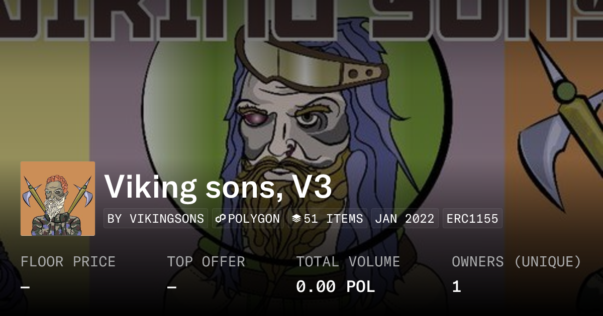 Viking sons, V3 - Collection | OpenSea