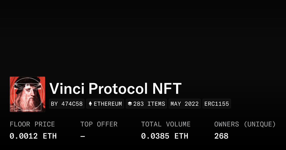 Vinci Protocol NFT - Collection | OpenSea