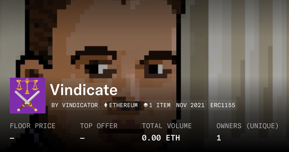 Vindicate - Collection | OpenSea