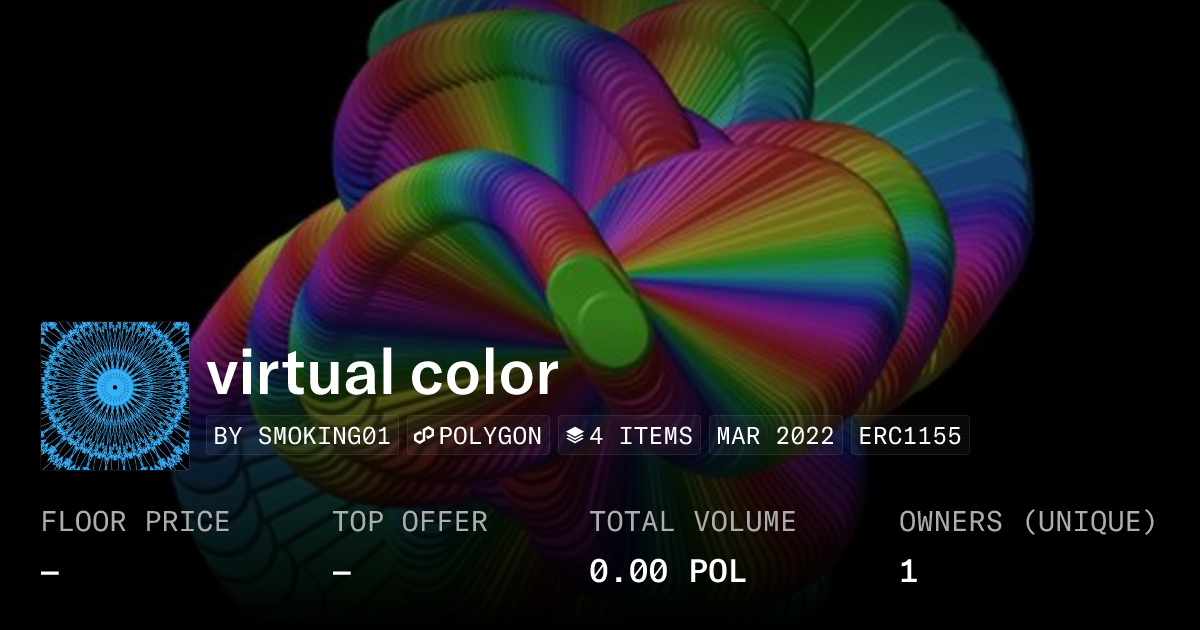 virtual color - Collection | OpenSea