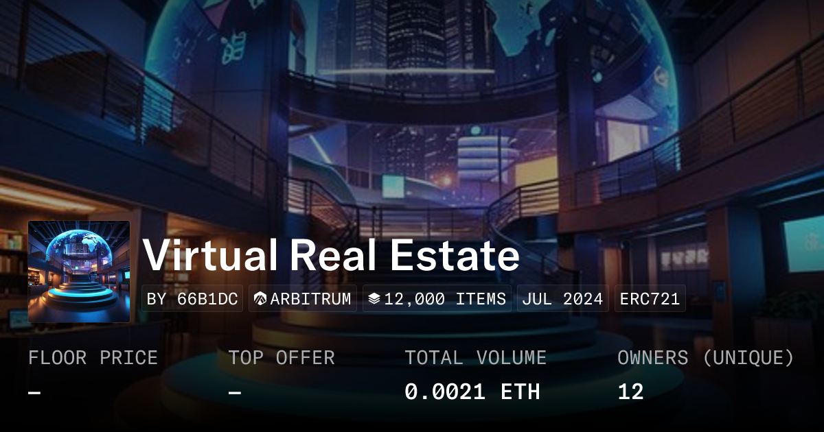 Virtual Real Estate - Collection | OpenSea