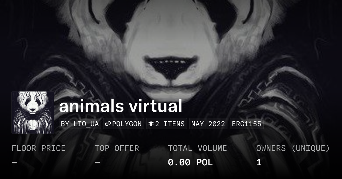 animals virtual - Collection | OpenSea