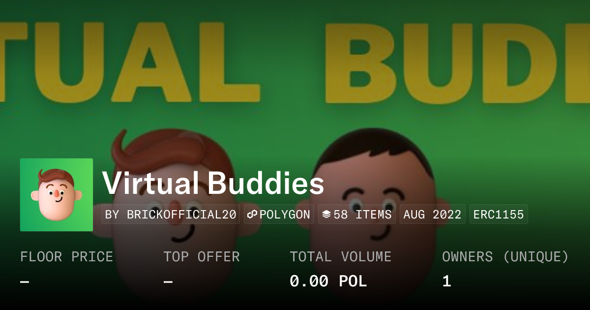 Virtual Buddies - Collection | OpenSea