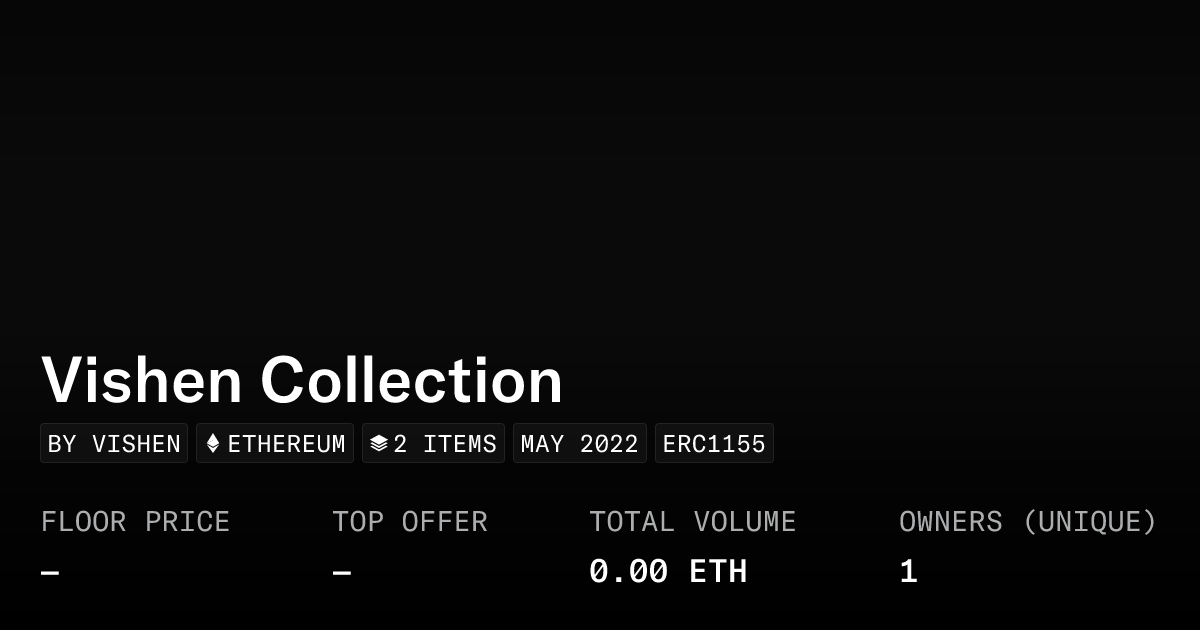 Vishen Collection - Collection | OpenSea
