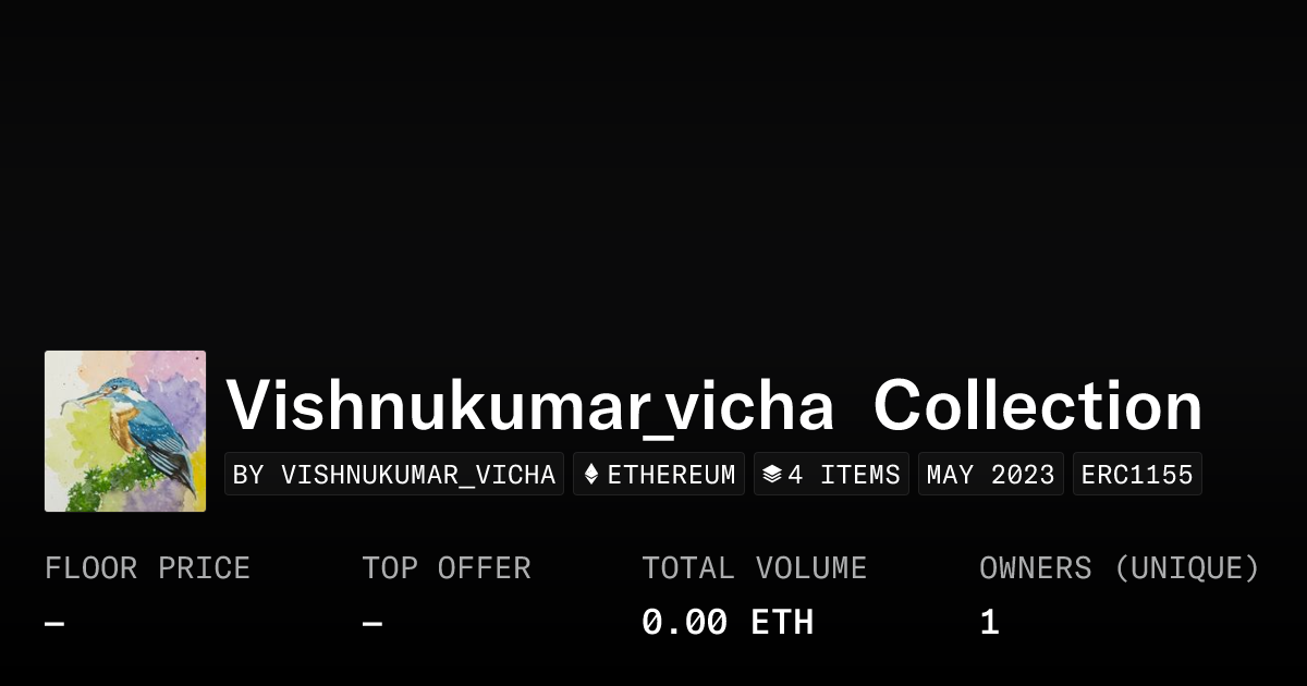 Vishnukumar_vicha Collection - Collection | OpenSea