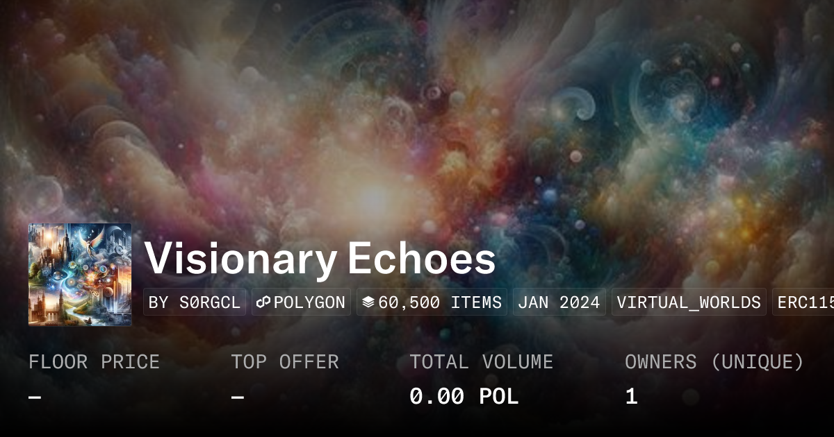 Visionary Echoes - Collection | OpenSea