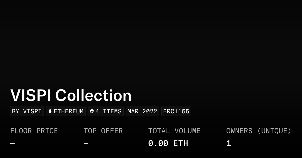 VISPI Collection - Collection | OpenSea