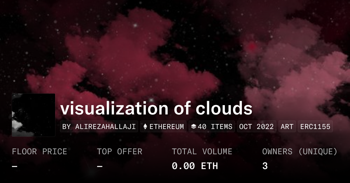 visualization of clouds - Collection | OpenSea