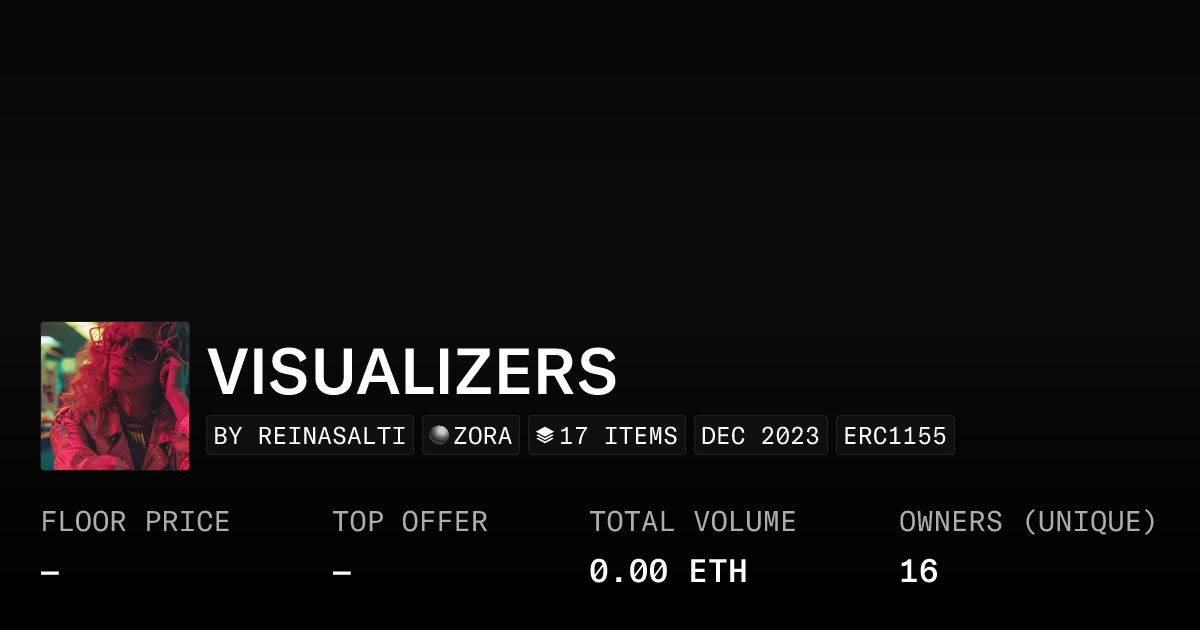 VISUALIZERS - Collection | OpenSea