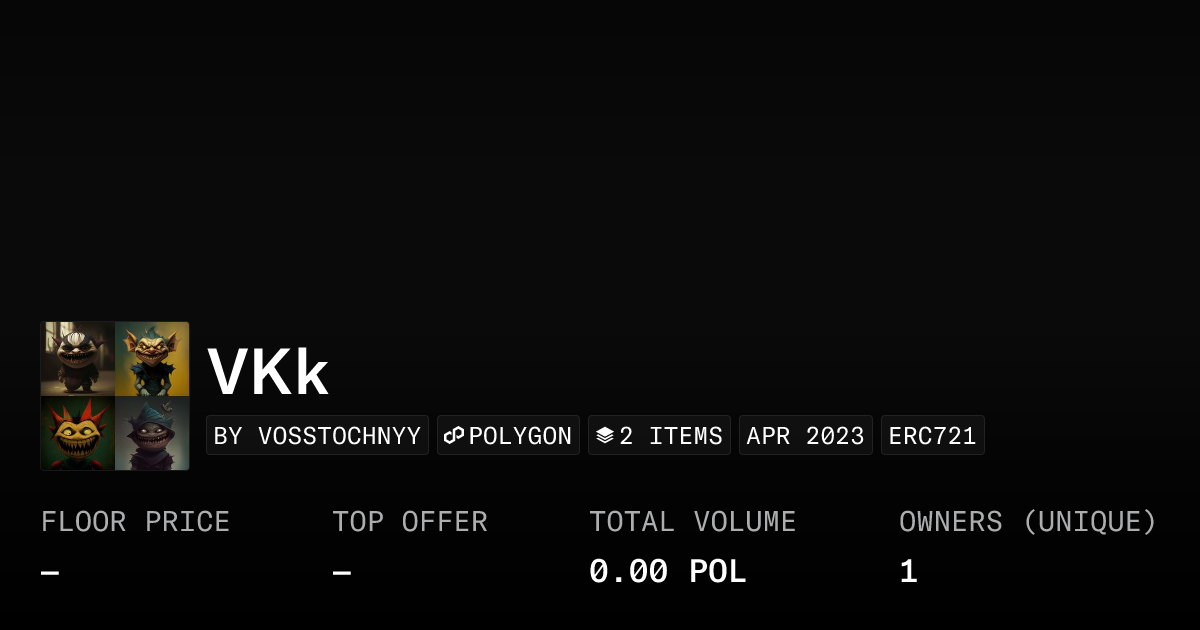 VKk - Collection | OpenSea