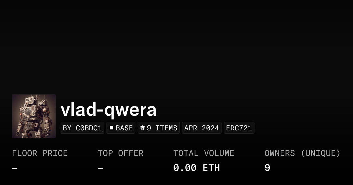 vlad-qwera - Collection | OpenSea