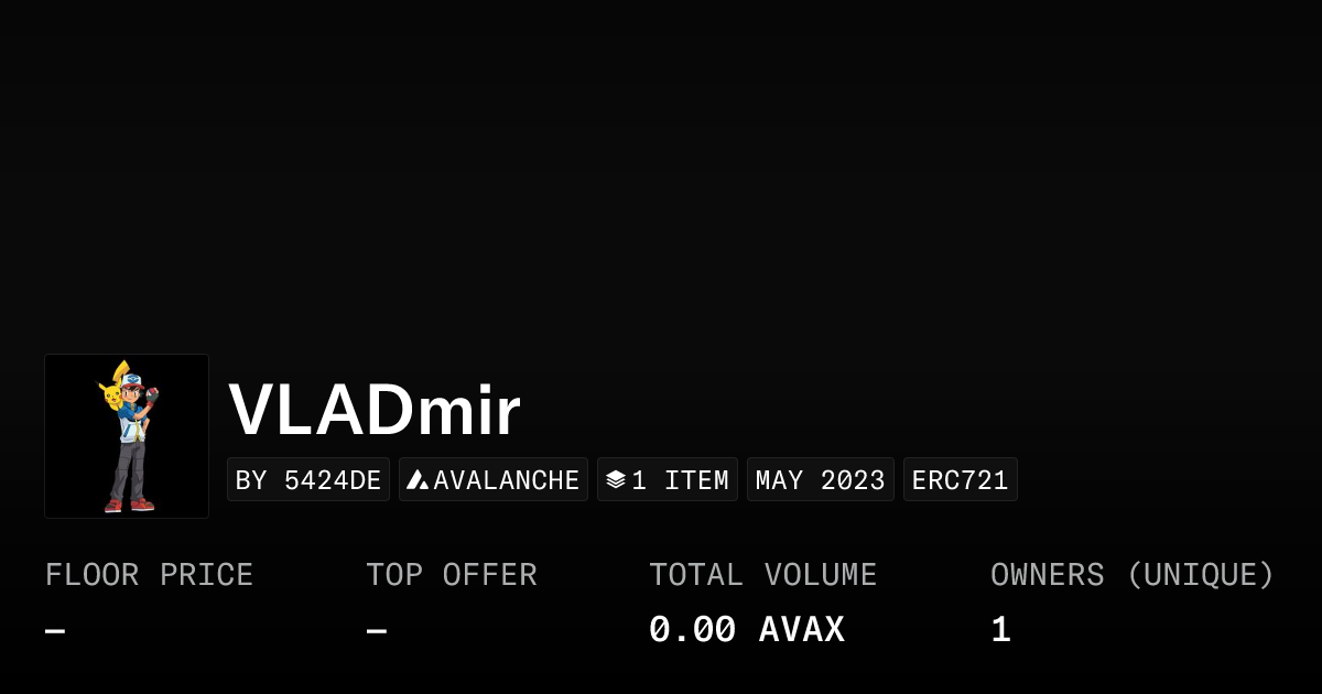 VLADmir - Collection | OpenSea