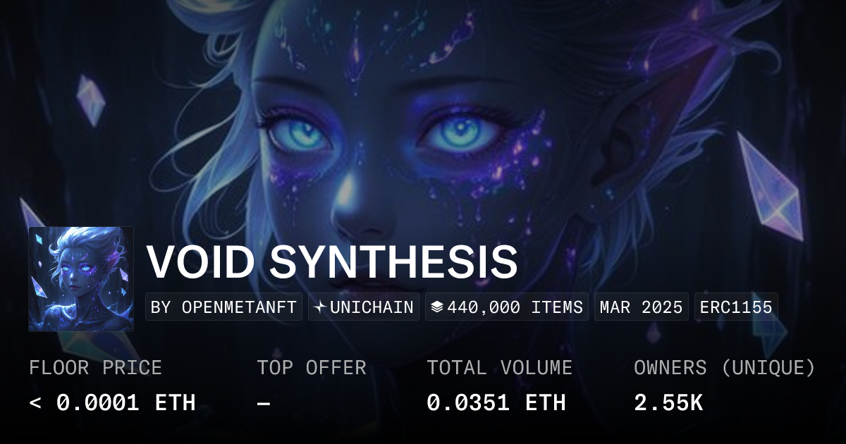 VOID SYNTHESIS - Collection | OpenSea