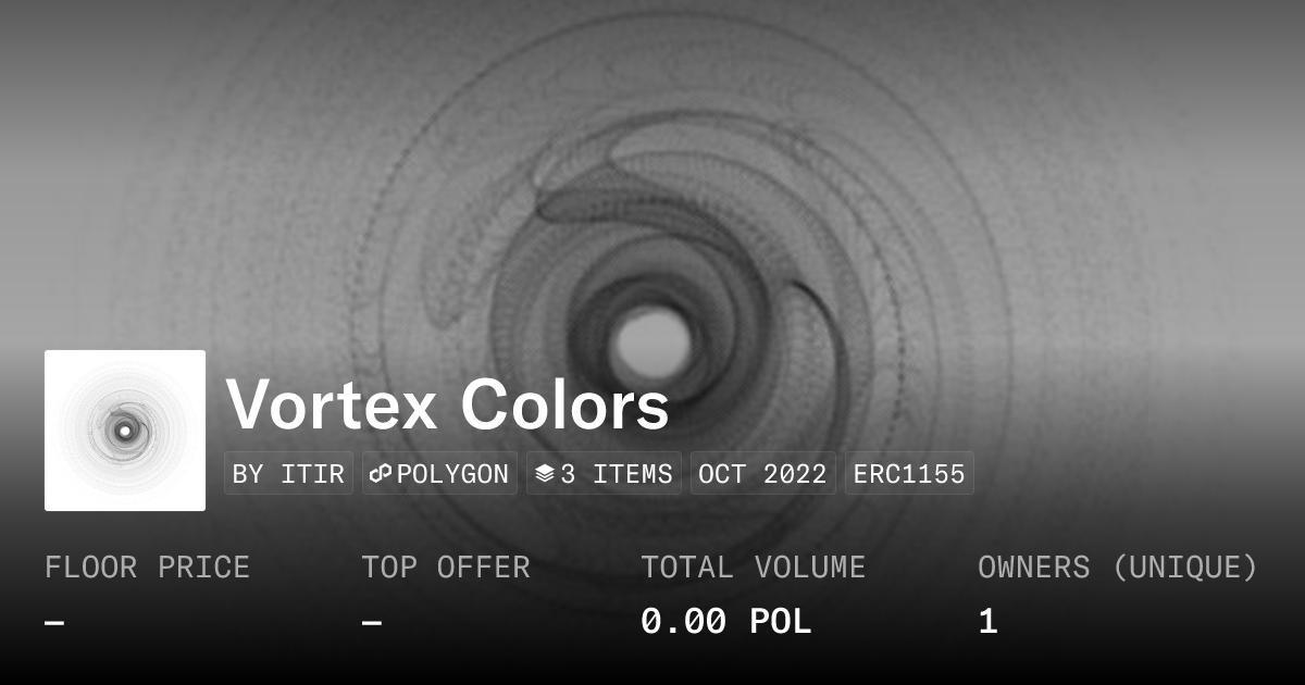 Vortex Colors - Collection | OpenSea