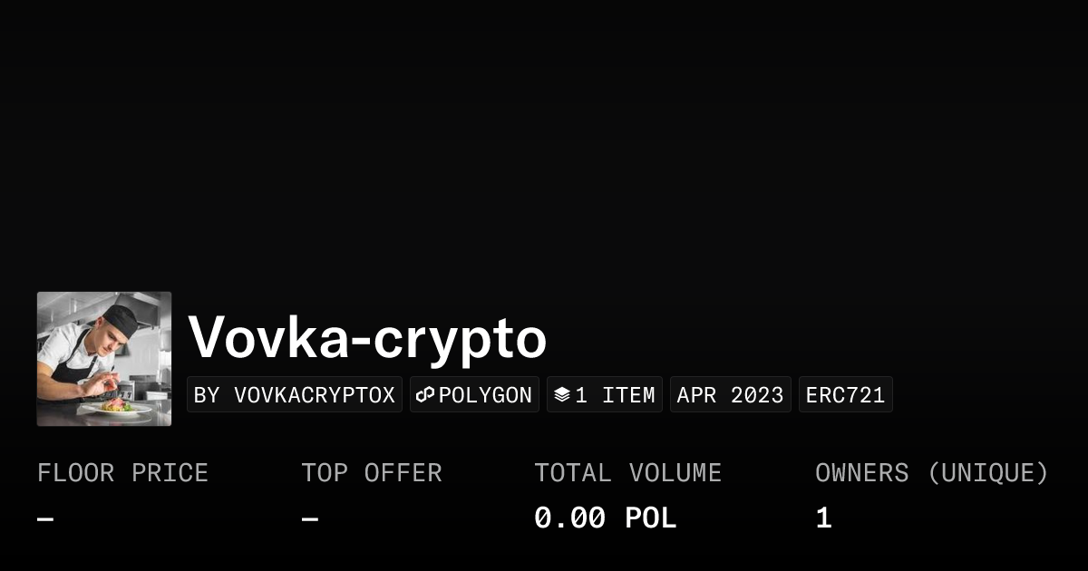 Vovka-crypto - Collection | OpenSea