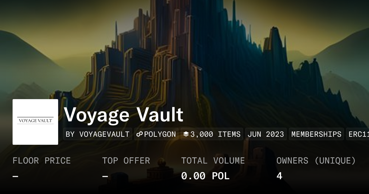 Voyage Vault - Collection | OpenSea