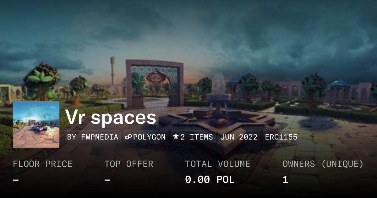 Vr spaces - Collection | OpenSea