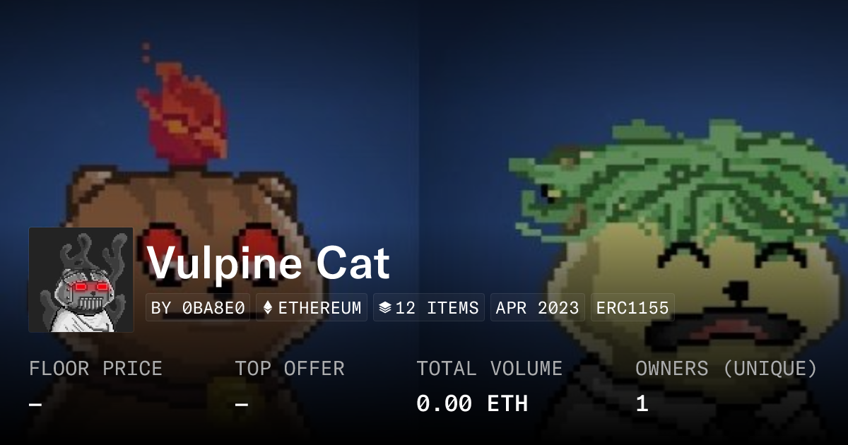 Vulpine Cat - Collection | OpenSea
