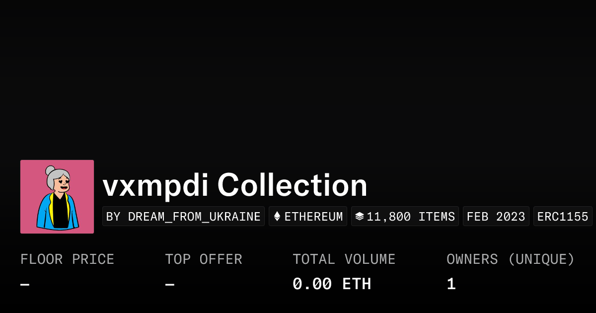 vxmpdi Collection - Collection | OpenSea