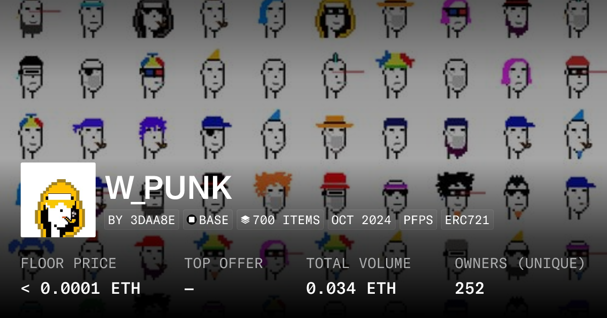 W_PUNK - Collection | OpenSea