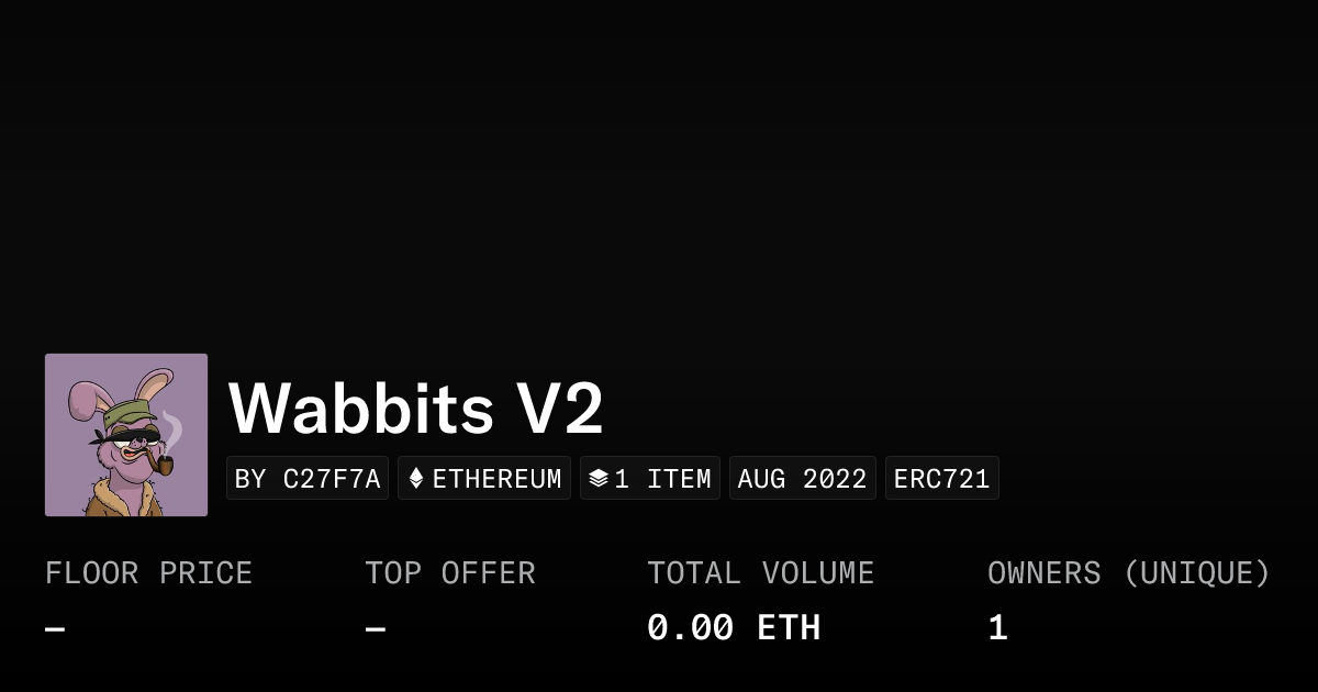 Wabbits V2 - Collection | OpenSea