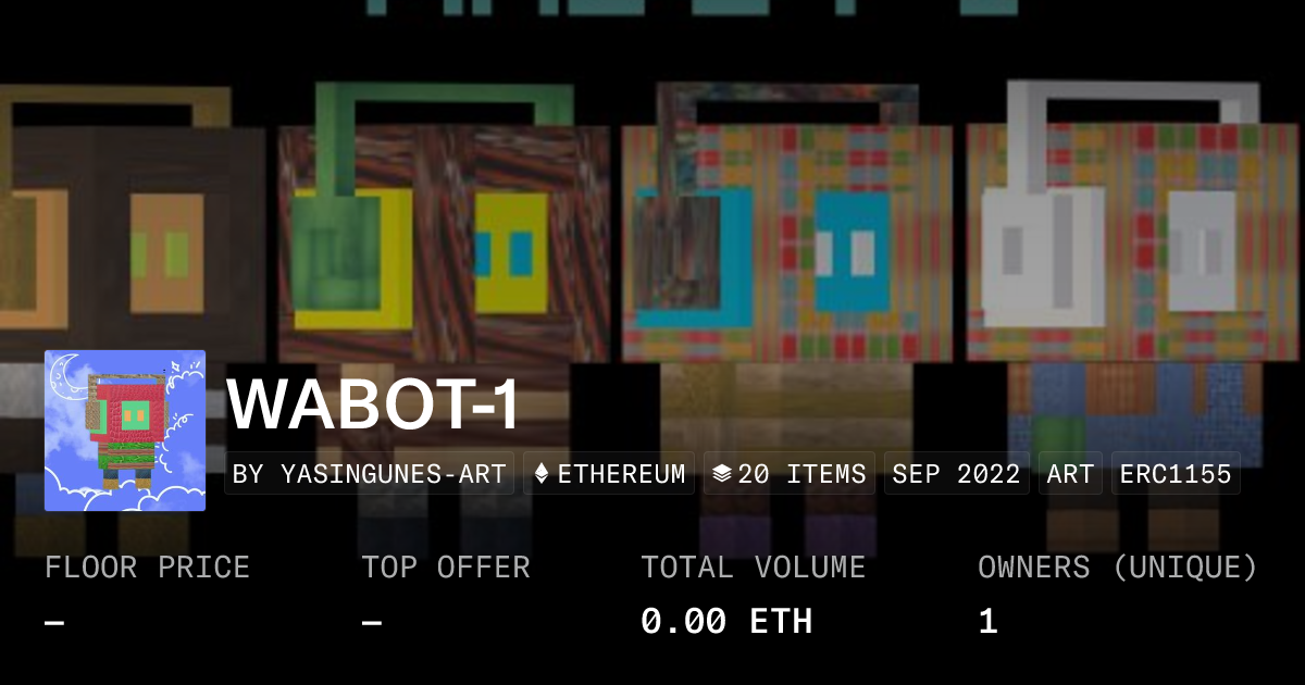 WABOT-1 - Collection | OpenSea