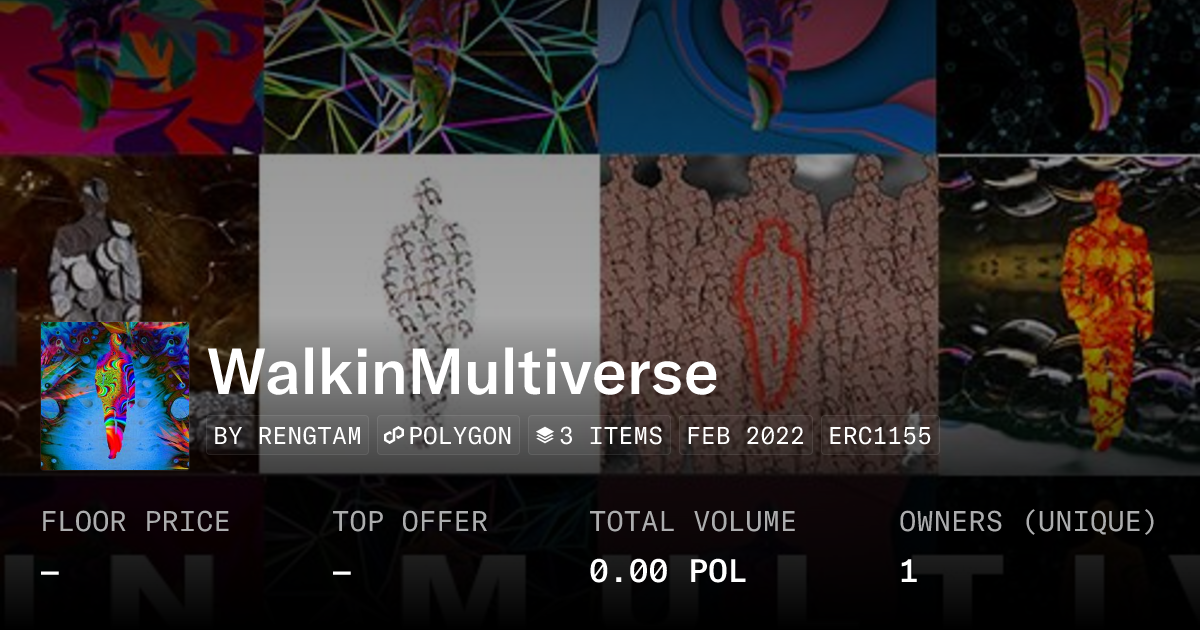 WalkinMultiverse - Collection | OpenSea