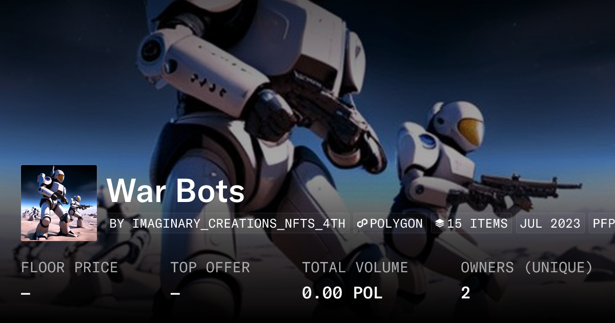 War Bots - Collection | OpenSea