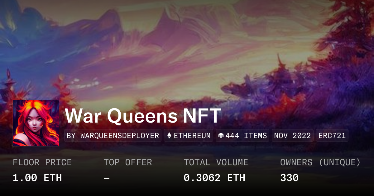 War Queens NFT - Collection | OpenSea