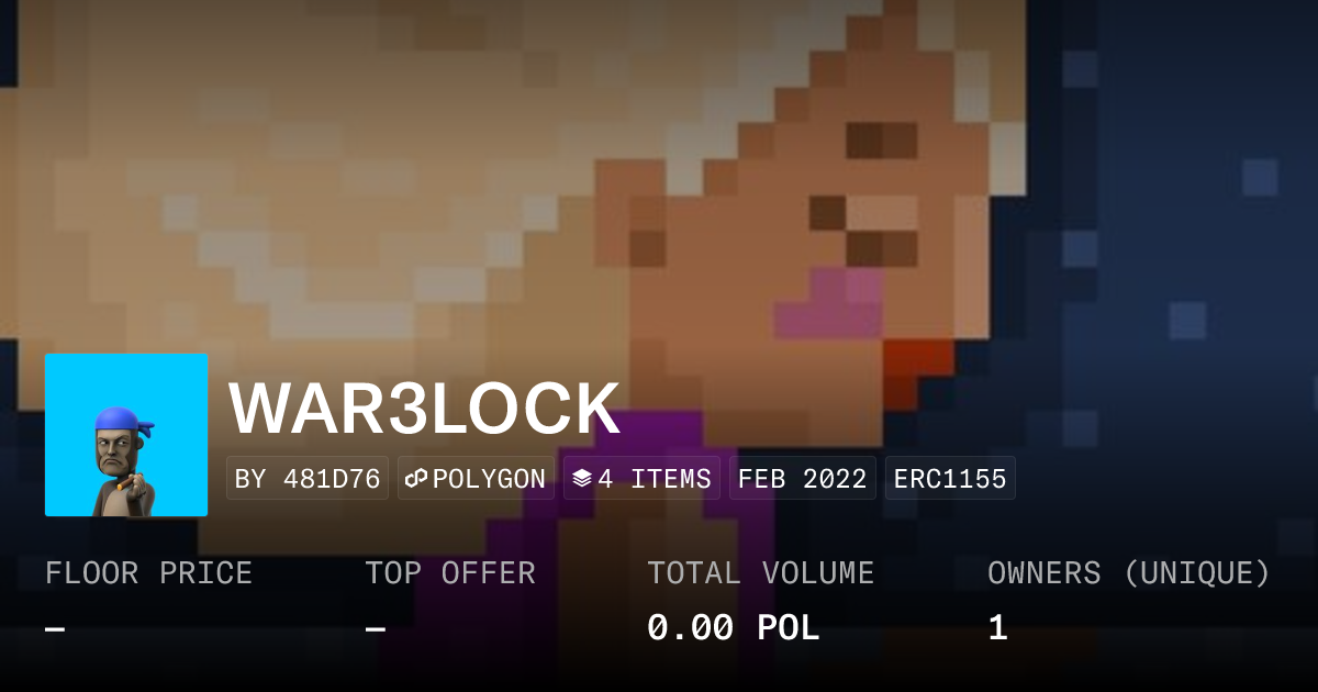 WAR3LOCK - Collection | OpenSea
