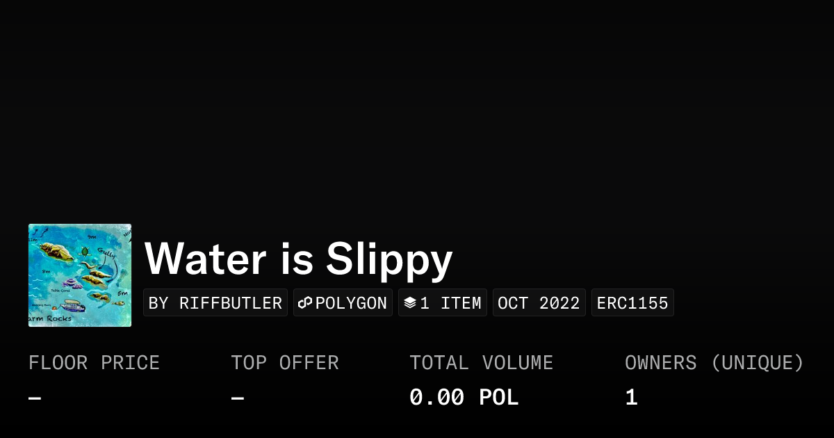 Water is Slippy - Collection | OpenSea