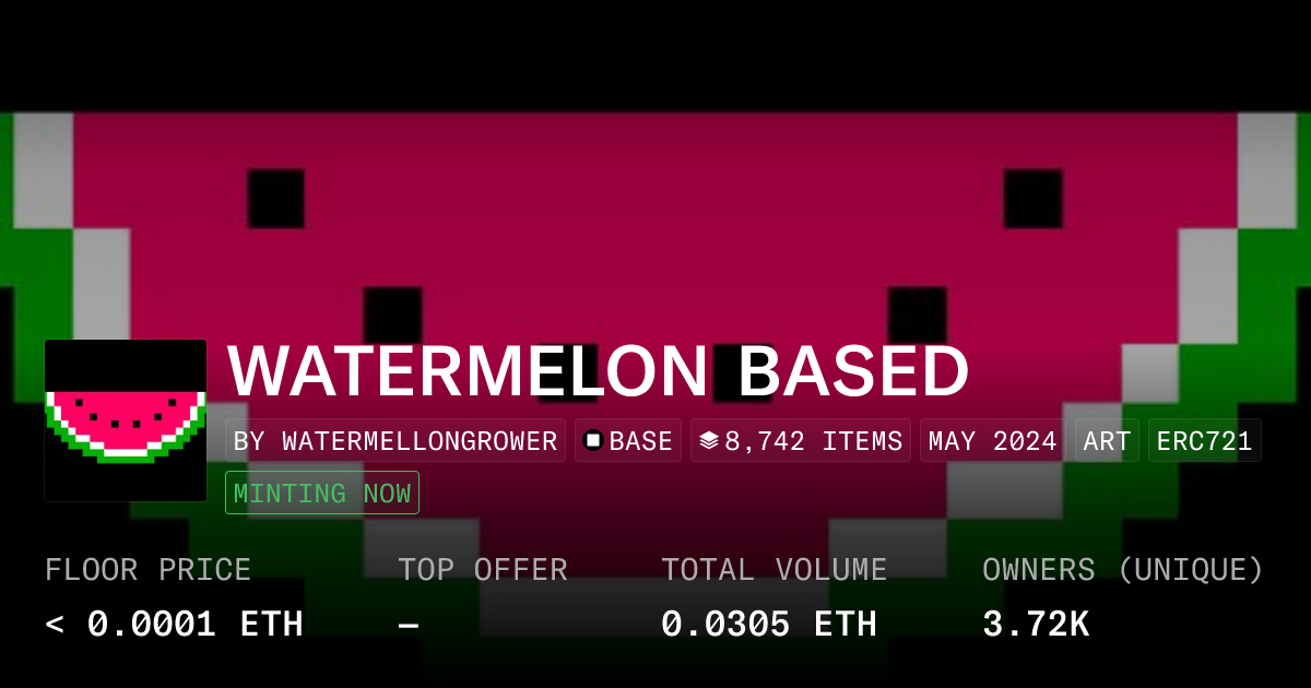 WATERMELON BASED - Collection | OpenSea