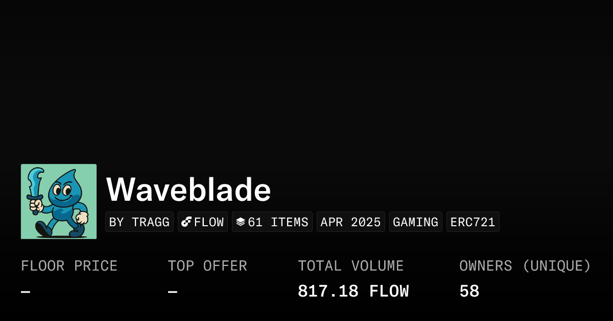 Waveblade - Collection | OpenSea